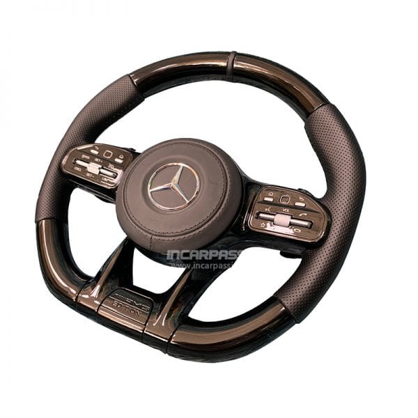 Black AMG Steering Wheel For Mercedes Benz