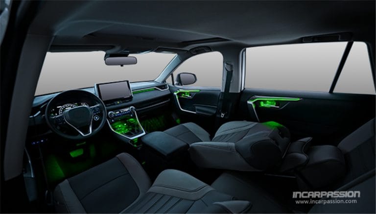 Toyota RAV4 2020 64 Colors Ambient Light, RAV4 Interior Lighting Upgrade
