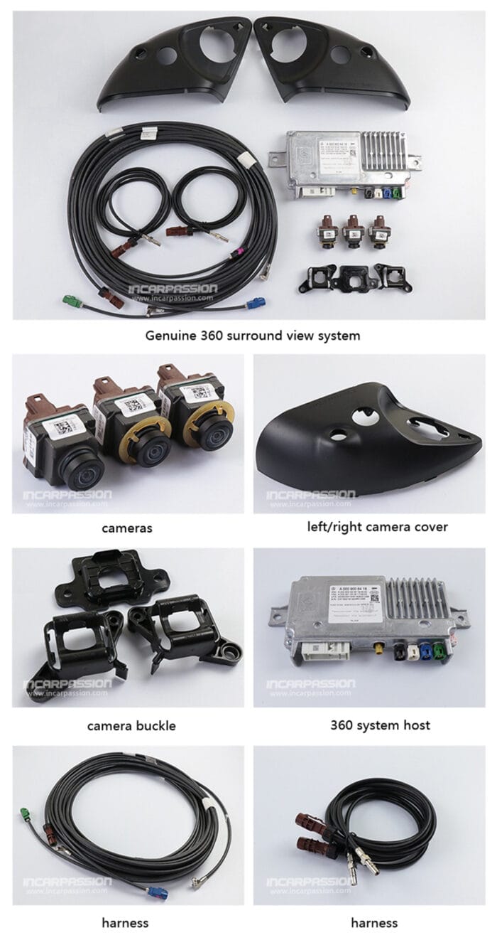 Genuine 360 Surround View System for Mercedes A C E S GLC GLE GLS