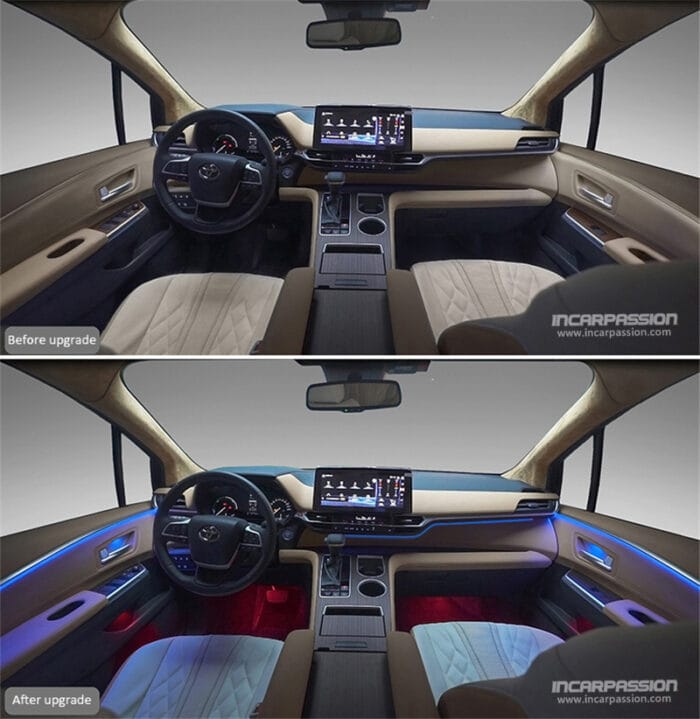 Toyota Sienna 2021 64 Colors Amebint Light Toyota Sienna Interior Light ...