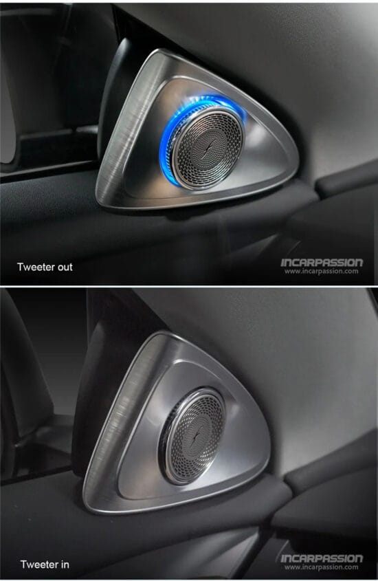 Burmester Design 4D Rotating Tweeter for Tesla Model 3 & Model Y