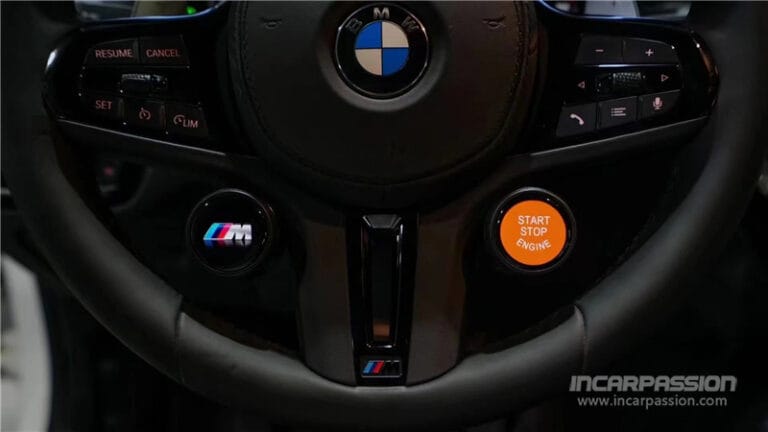 BMW OLED Drive Unit, Select Driving Mode on Steering Wheel