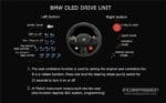 BMW OLED Drive Unit, Select Driving Mode on Steering Wheel