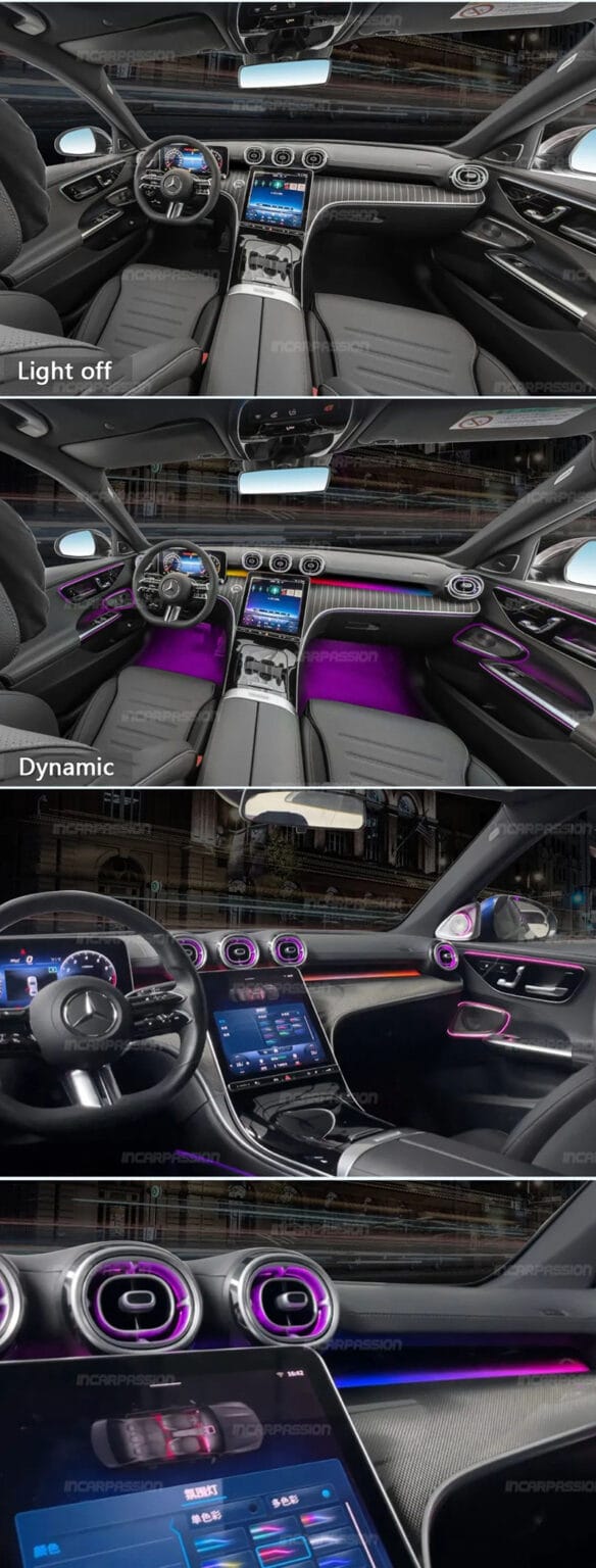 Mercedes Benz C Class W206 GLC X254 Dynamic Animation Dash Light