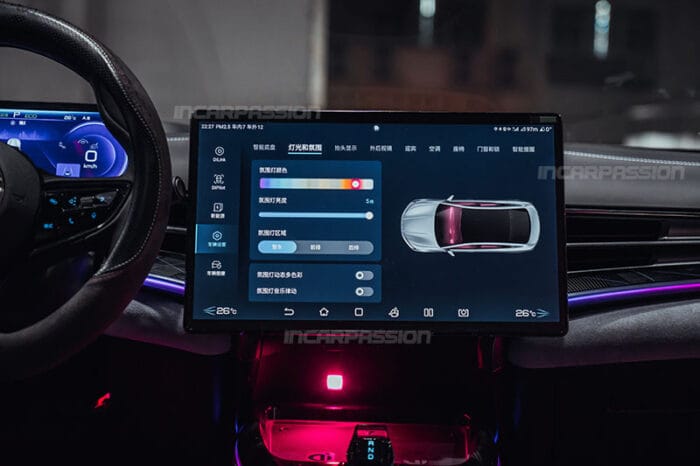 Dynamic Active Ambient Light for BYD Seal