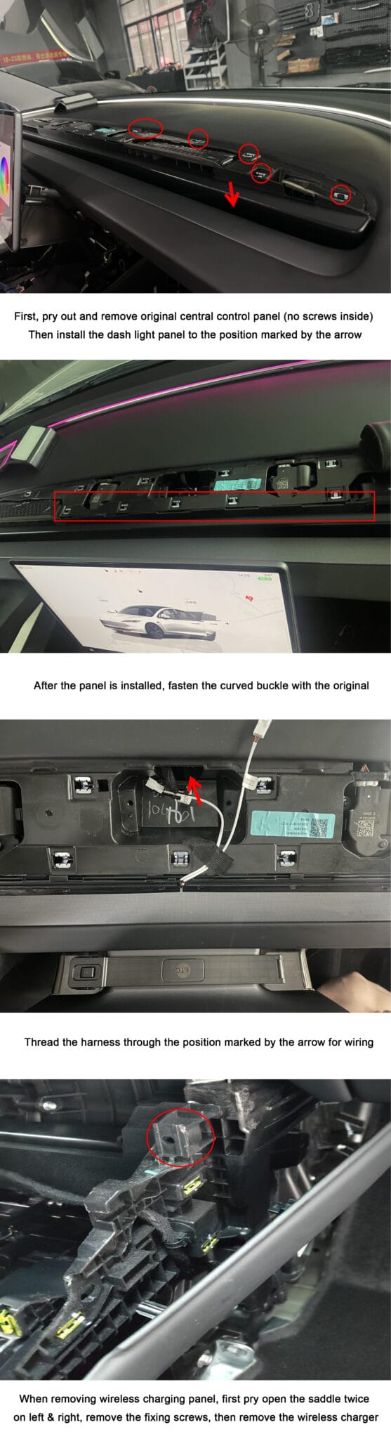 Tesla Model 3 Highland Model Y Juniper Enhanced Ambieint Light ...